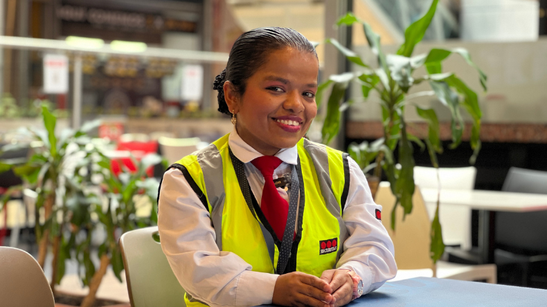 Conozca la historia de Narda, la guarda de seguridad de La Estación que ...